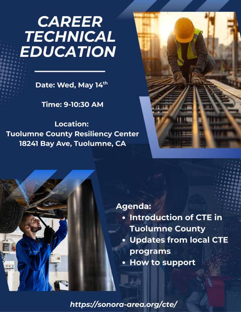 CTE in TC Public Meeting May 2025 - Sonora Area Foundation